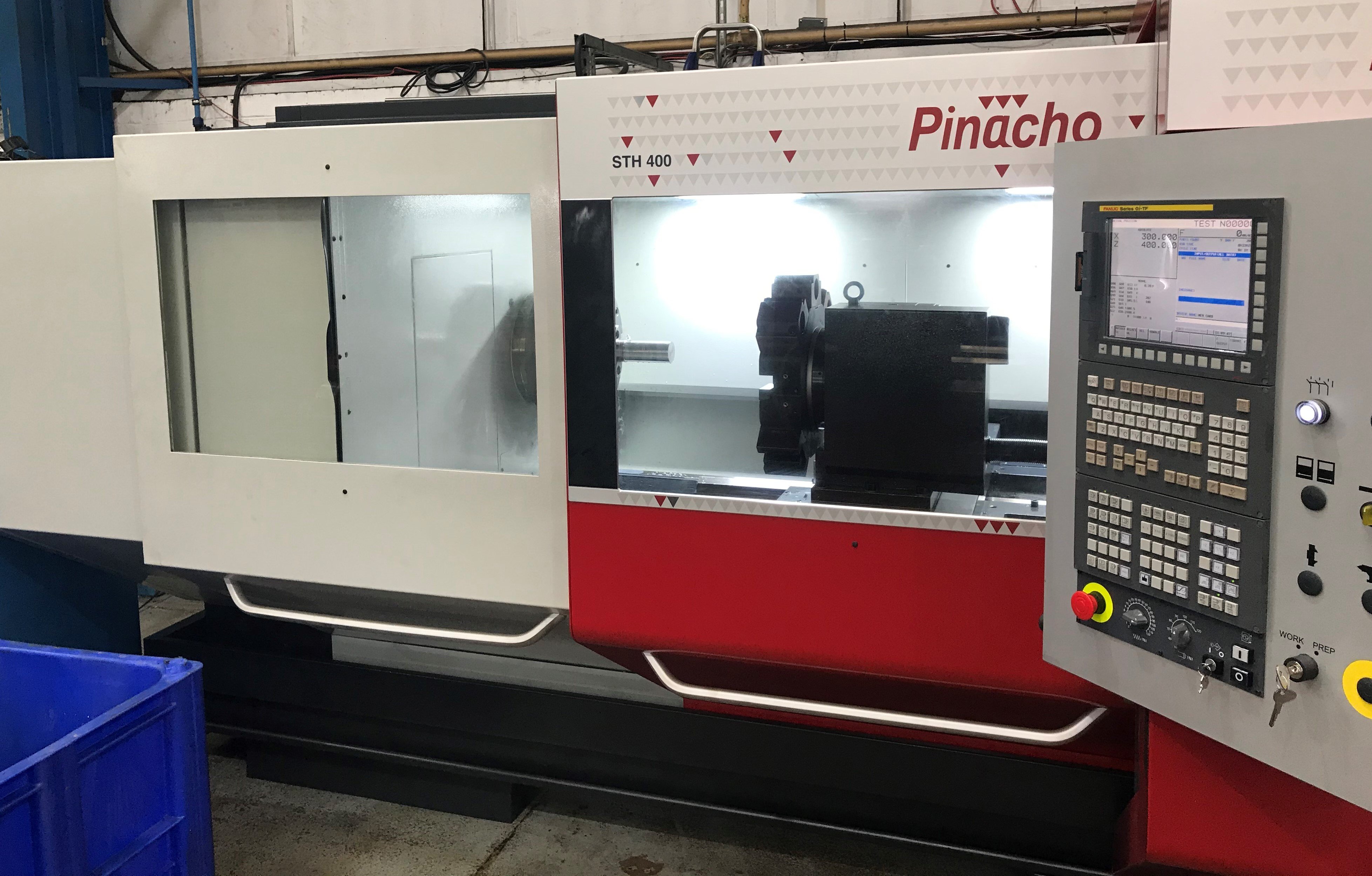 Our New Pinacho STH 400 Lathe is Now Installed!